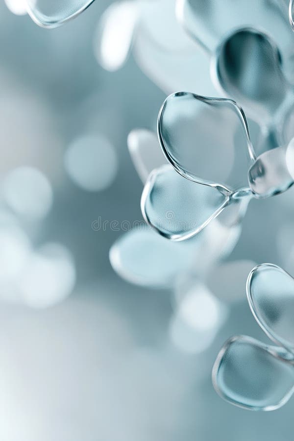 This Artwork Features a Layered Arrangement of Blurred Shapes with ...