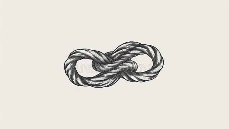 The Artwork Features a Meticulously Crafted Rope Knot Resembling the ...