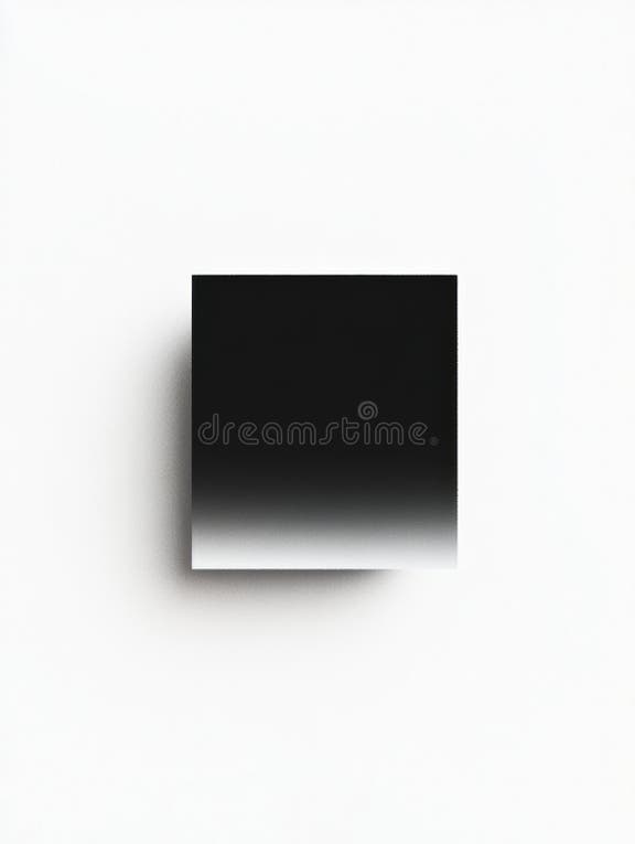 Abstract Black and White Square Art Piece with Subtle Gradient Effect ...