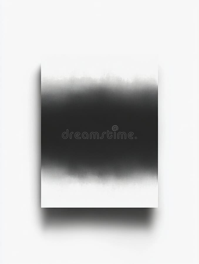 Abstract Monochrome Artwork Displaying Gradient Effects with Soft Edges ...