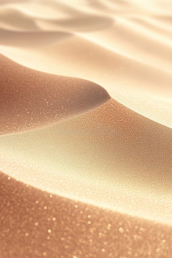 This Artwork Features a Smooth Gradient Transitioning from Warm Sand ...