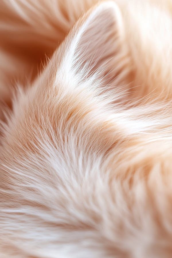 This Artwork Features a Softly Blurred Fur Texture Highlighted by a ...