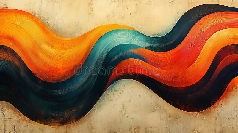 Symmetry in Color: a Minimalist Touch Stock Illustration - Illustration ...