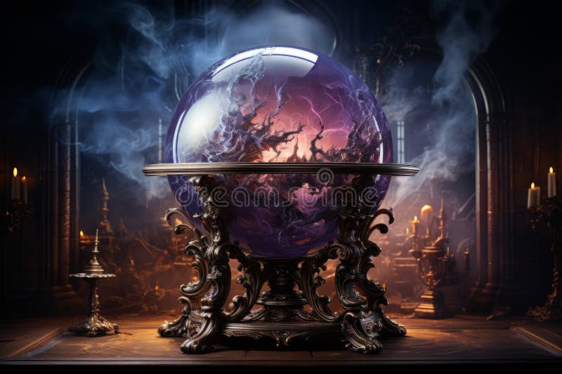 Glimpse into the Mystical: the Divining Crystal Ball S Magical Visions ...