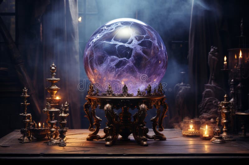 Glimpse into the Mystical: the Divining Crystal Ball S Magical Visions ...