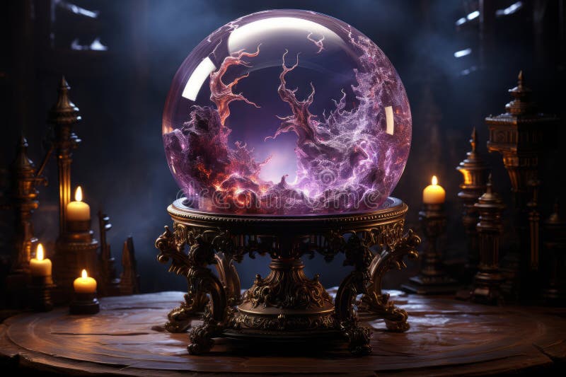 Glimpse into the Mystical: the Divining Crystal Ball S Magical Visions ...