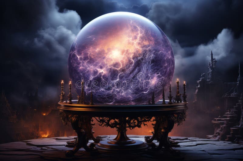 Glimpse into the Mystical: the Divining Crystal Ball S Magical Visions ...