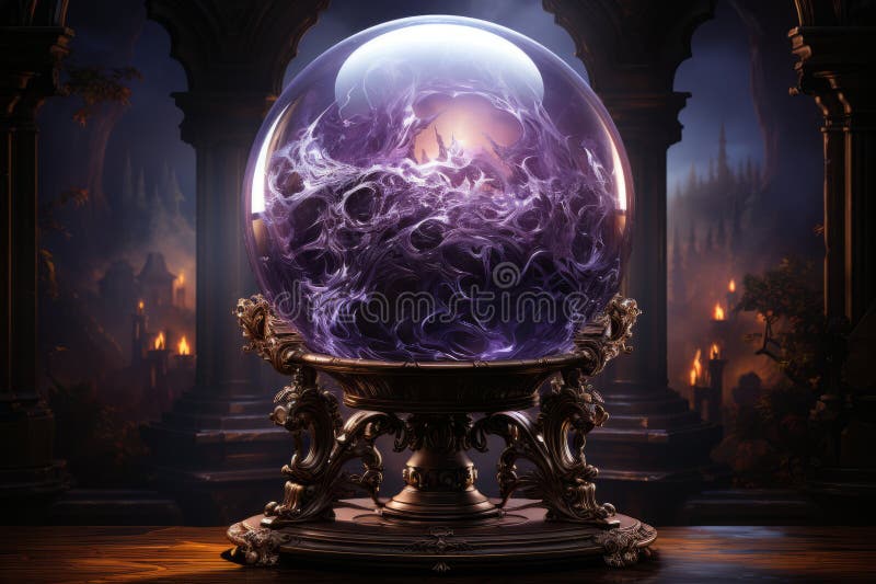Glimpse into the Mystical: the Divining Crystal Ball S Magical Visions ...