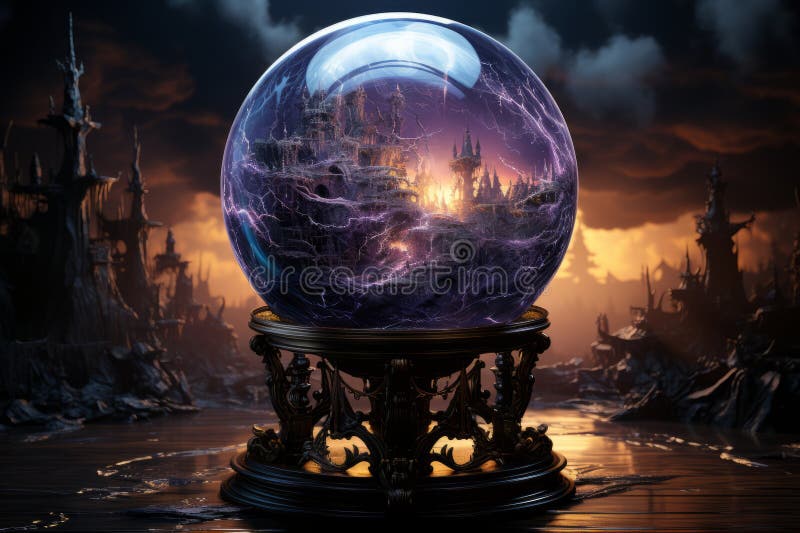 Glimpse into the Mystical: the Divining Crystal Ball S Magical Visions ...