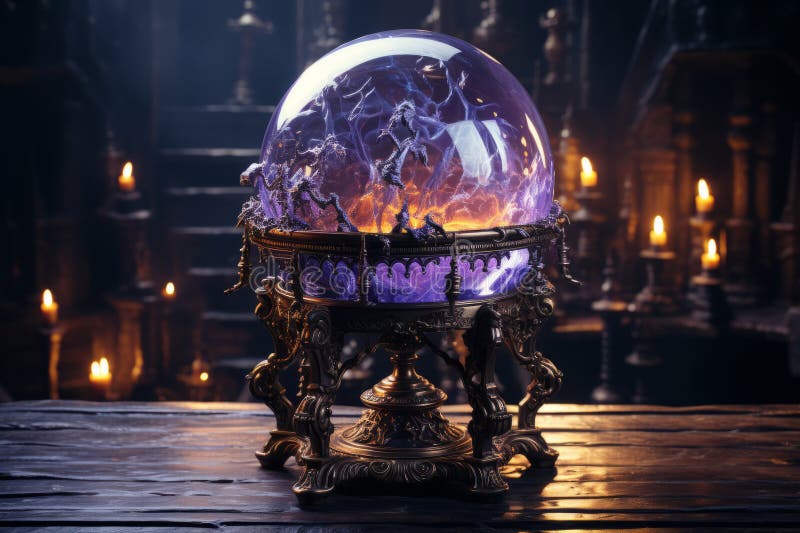 Glimpse into the Mystical: the Divining Crystal Ball S Magical Visions ...