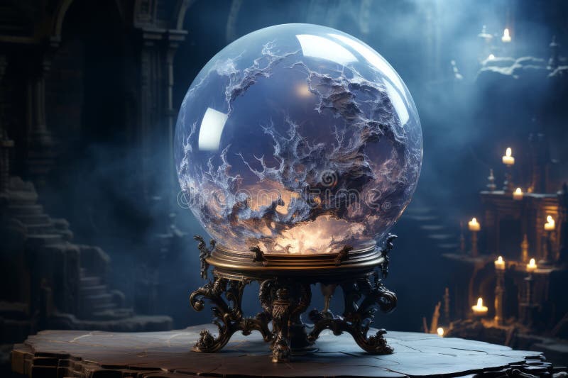 Glimpse into the Mystical: the Divining Crystal Ball S Magical Visions ...