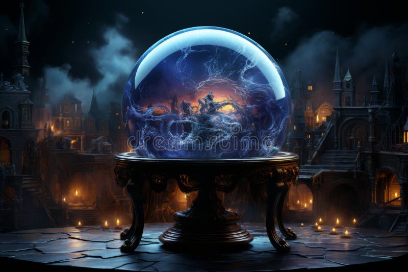 Glimpse into the Mystical: the Divining Crystal Ball S Magical Visions ...