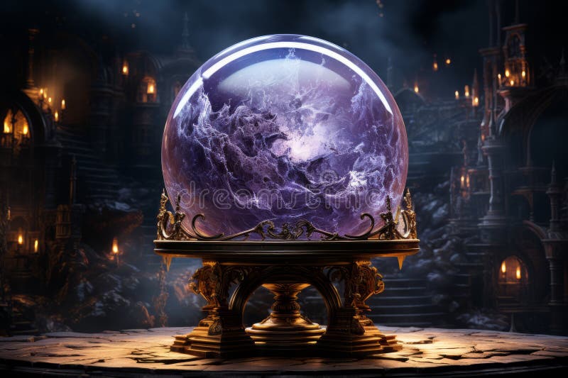 Glimpse into the Mystical: the Divining Crystal Ball S Magical Visions ...