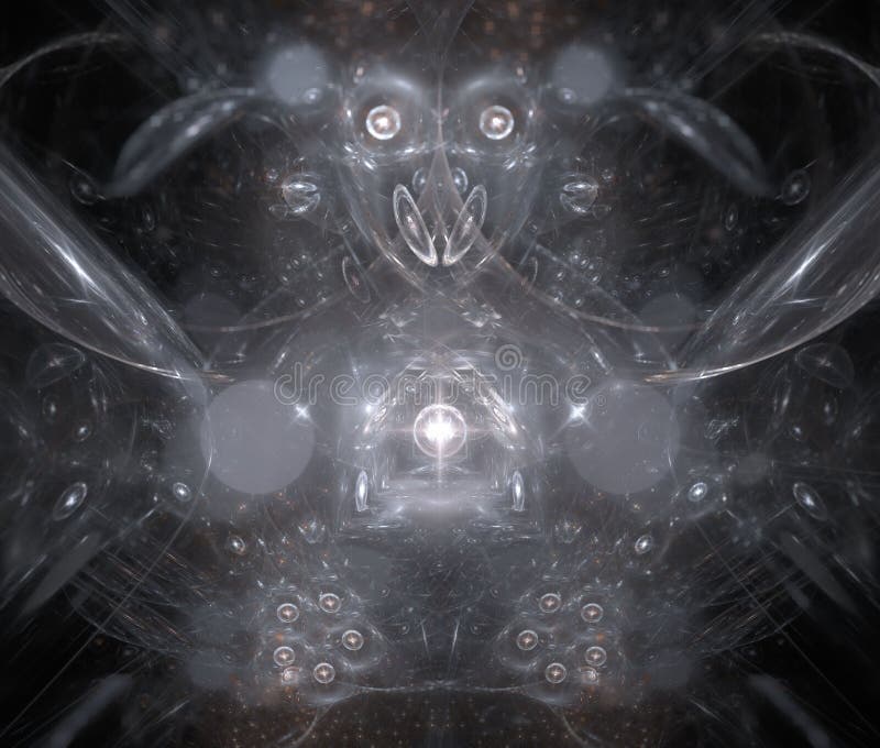 Artwork of Gray, Black, and White Abstract Objects with Ears, Eyes ...