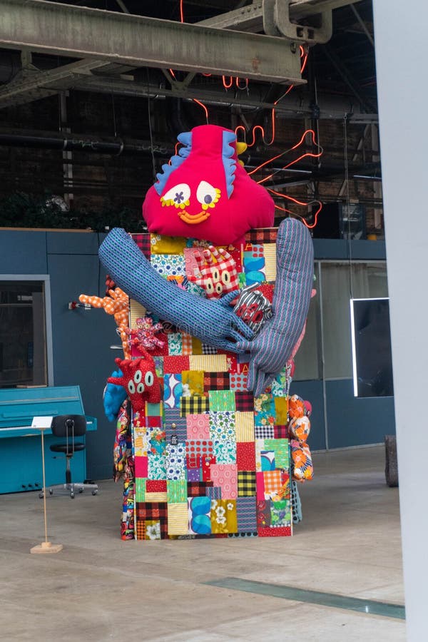 NDSM Wharf Amsterdam - Artwork 2 Editorial Photo - Image of fair ...