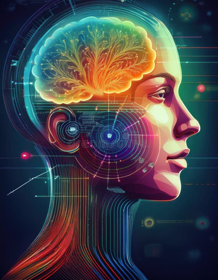 Exploring the Vibrant Connection between Mind Stock Image - Image of ...