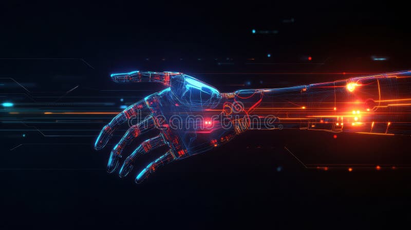 This Artwork Illustrates a Prosthetic Arm Activated by Neural Signals ...