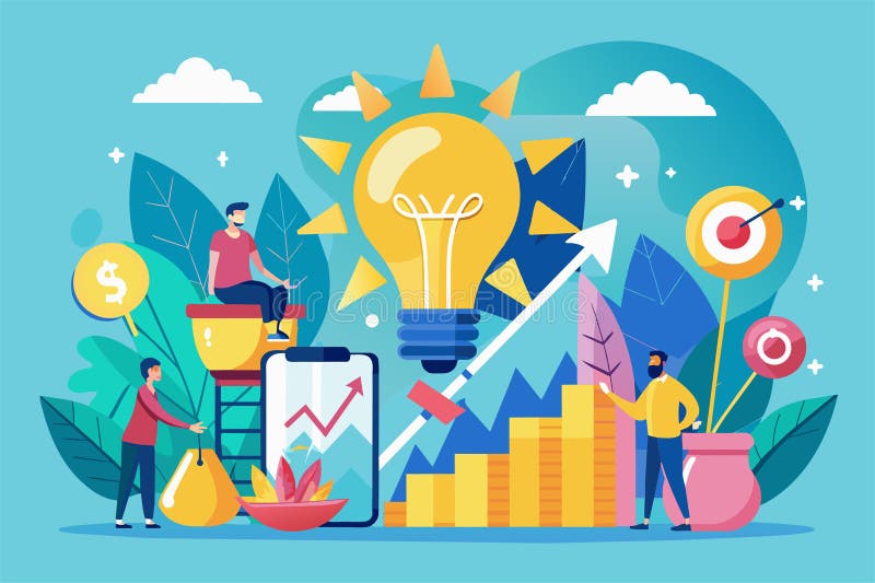 This Artwork Illustrates a Range of Concepts for Enhancing Business ...