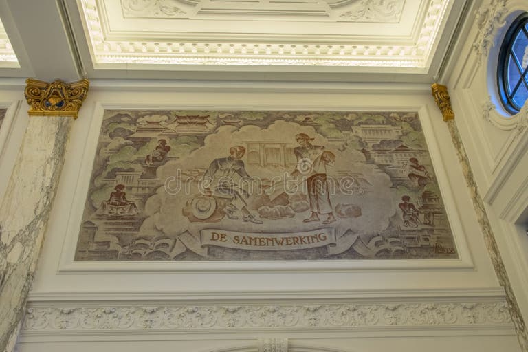 Artwork Inside the KIT Building at Amsterdam the Netherlands 2019 ...