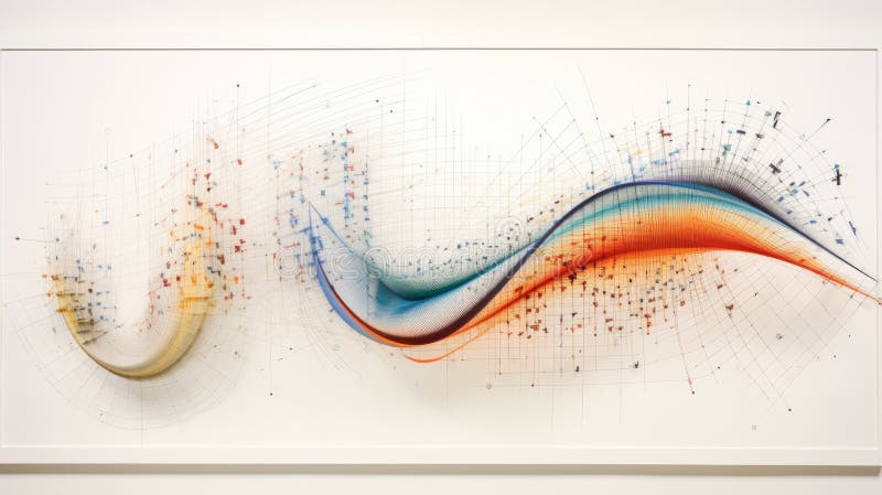 Artwork Made Entirely of Mathematical Equations and Formulas Stock ...