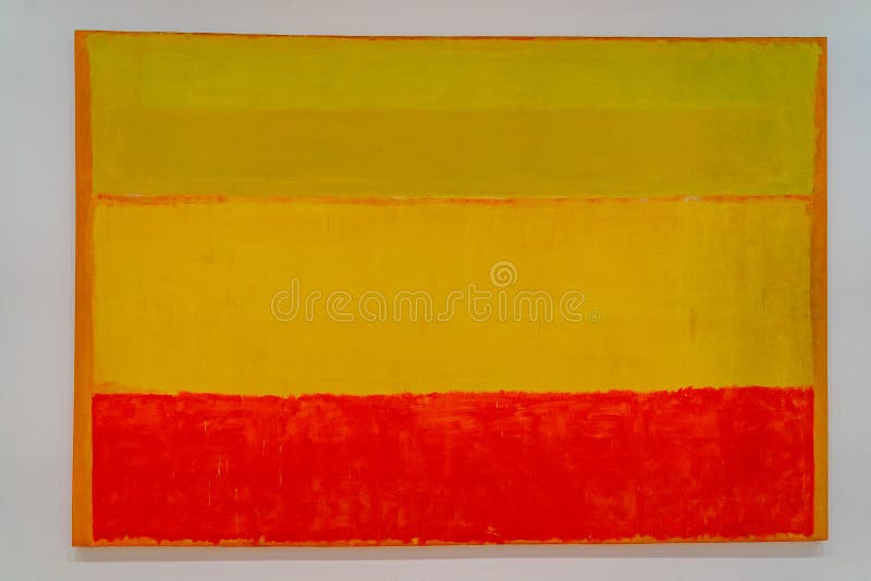 Artwork by Mark Rothko, Untitled, Oil on Canvas Editorial Photo - Image ...