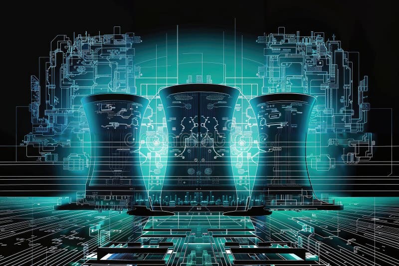 Digital Visualization of a Nuclear Power Station with a High-tech Urban ...