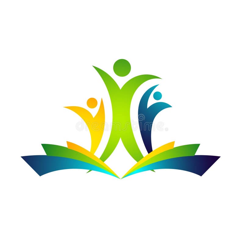 Artwork of a People Community Logo with a Isolated Background. Stock ...