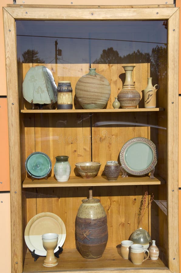 Artwork pottery window stock photo. Image of pottery - 43382108