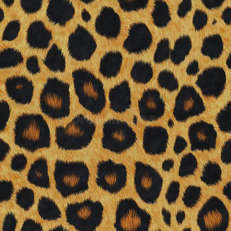 Spotted Leopard Hide Pattern Stock Illustration - Illustration of aged ...