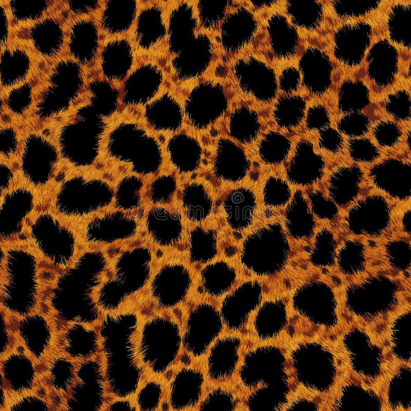 Spotted Leopard Hide Pattern Stock Illustration - Illustration of ...