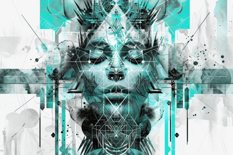 This Artwork Showcases African Cultural Elements through Abstract ...