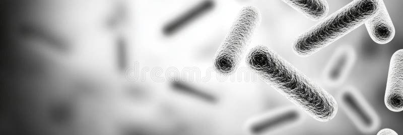 Exploring the Intricate Textures of Black and White Bacteria Under a ...