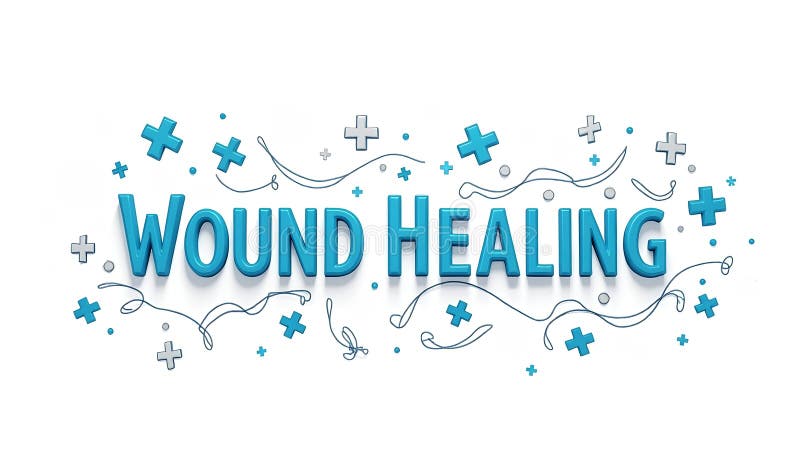 Wound Healing Text - Practices for Effective Recovery and Health Stock ...