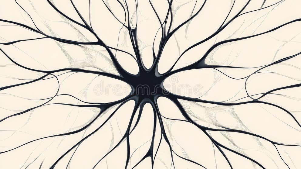 Visual Representation of Neuron Structure with Intricate Connections in ...