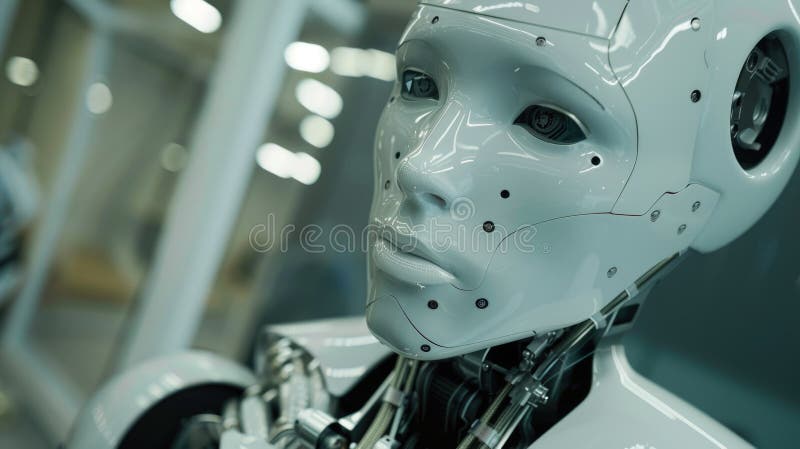 Detailed View of a Human Eye Integrated with Digital Interface and Data ...