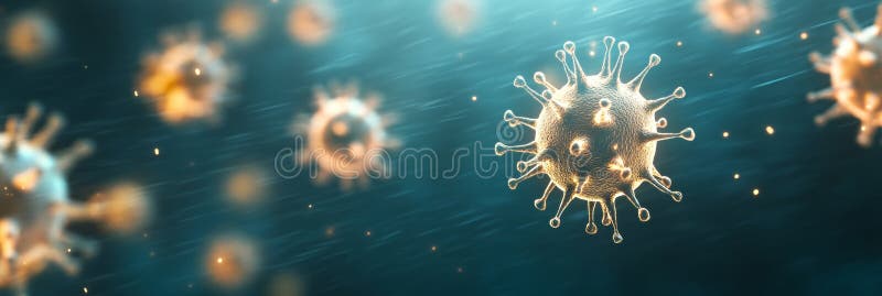 Stylized Scientific Visualization of Viruses and Bacteria Flying ...