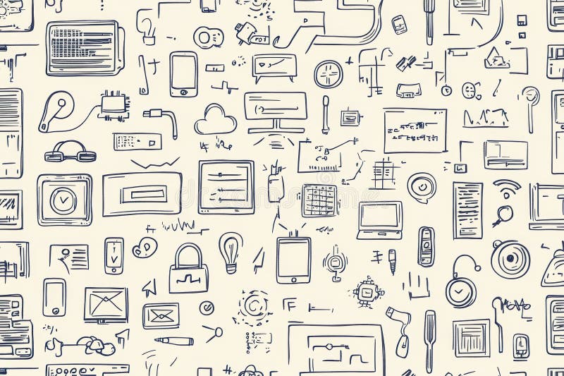 Ict Doodles Art Stock Photos - Free & Royalty-Free Stock Photos from ...