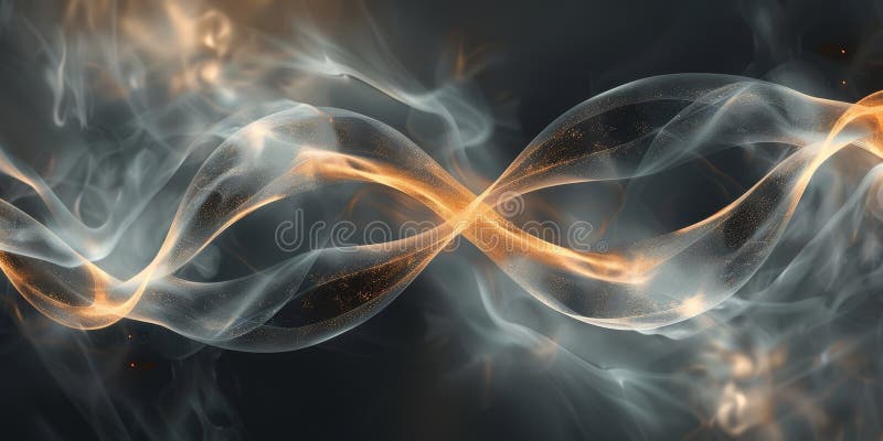 Artwork Shows Abstract Twisted Energy Waves, with Vibrant Colors ...