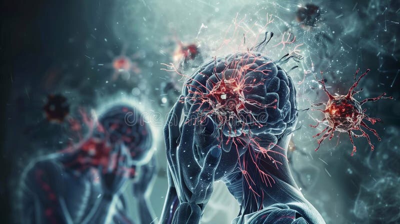 This Artwork Shows How Encephalitis Affects the Brain, Highlighting ...