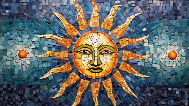 Artwork stylized sun stock photo. Image of expressive - 324743990