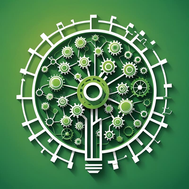 Sustainable Innovation: the Fusion of Technology and Nature Stock ...