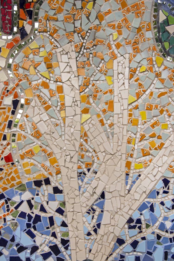 Artwork from Tile Fragments Stock Photo - Image of artistic, crafts ...