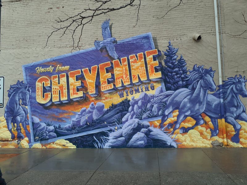 Cheyenne Mural Stock Photos - Free & Royalty-Free Stock Photos from ...