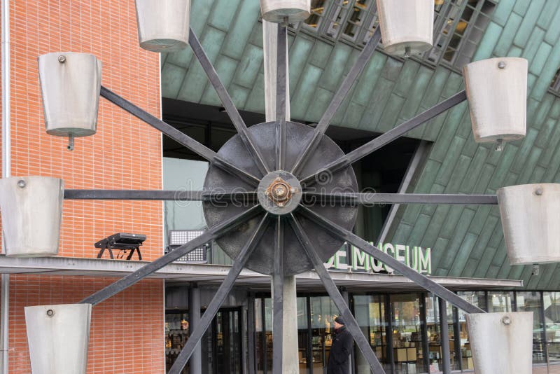 Artwork Waterwiel at the Nemo Science Museum Amsterdam the Netherlands ...