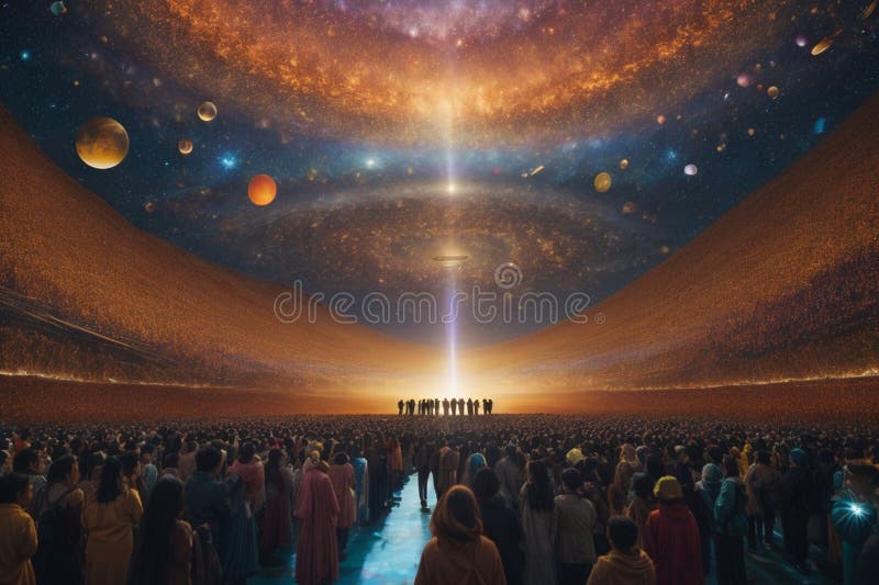 An Artwork Which Shows during the Extraordinary Event of Humanity S ...