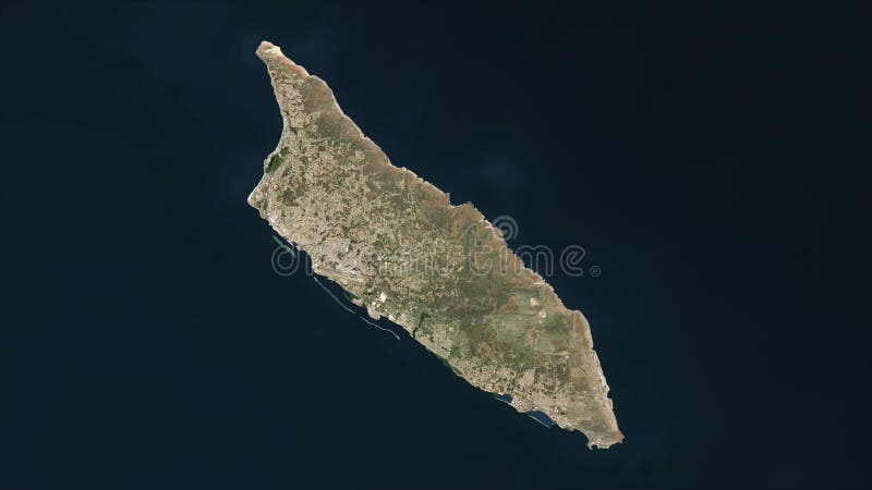 Aruba Highlighted. High-res Satellite Stock Illustration - Illustration ...