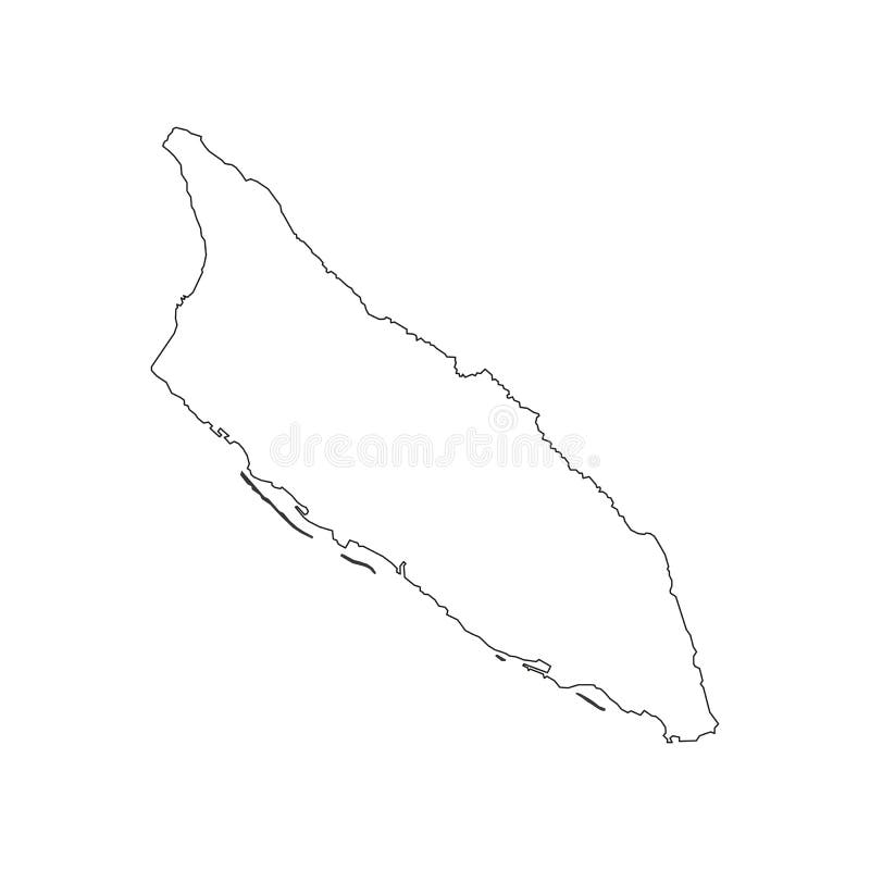 Aruba outline map stock vector. Illustration of blank - 105449376 Aruba outline map stock vector. Illustration of blank - 105449376