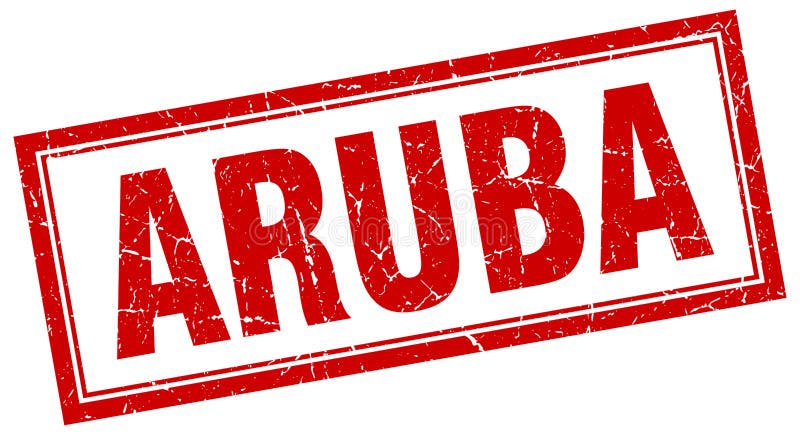 Aruba stamp stock vector. Illustration of white, retro - 125211734