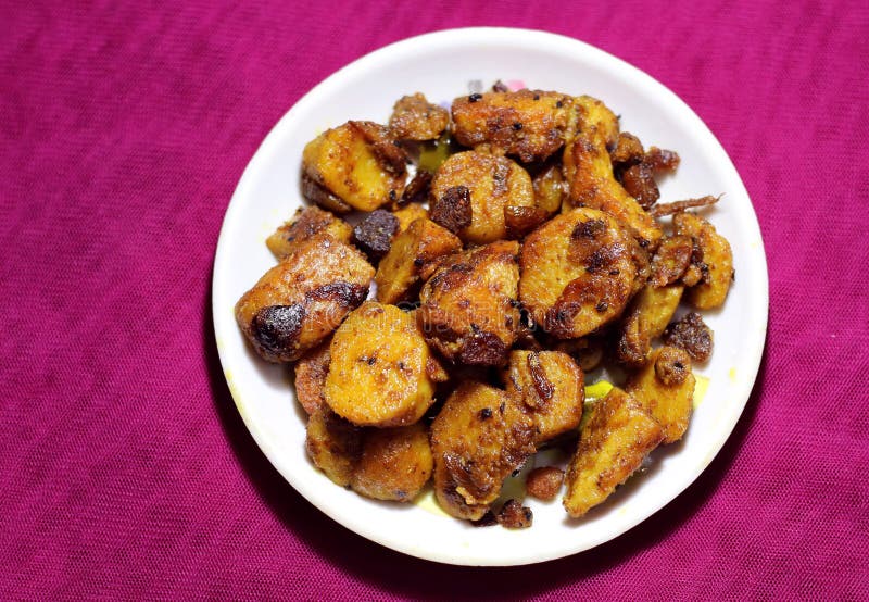 Arvi Ki Sabzi: Arum Fried Vegetables Stock Image - Image of food ...