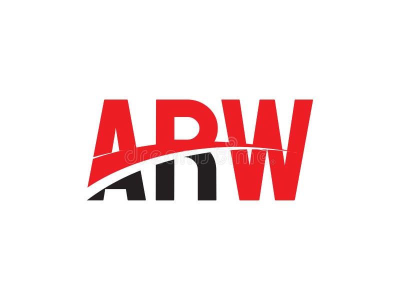ARW Letter Initial Logo Design Vector Illustration Stock Vector ...